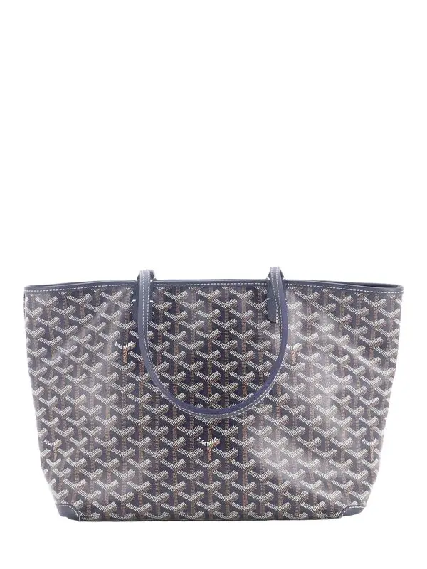 Goyard Artois Tote Coated Canvas Pm - Blue