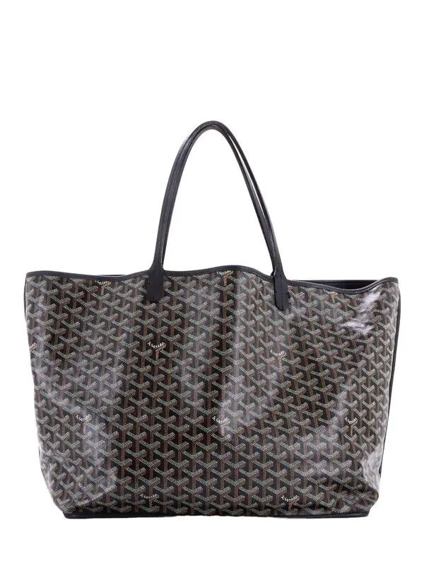 Goyard Anjou Reversible Tote Coated Canvas Gm - Black