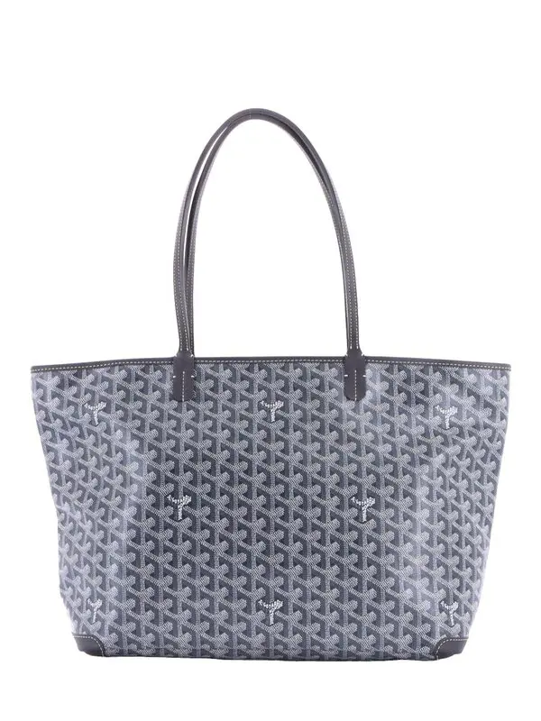 Goyard Artois Tote Coated Canvas Mm - Grey