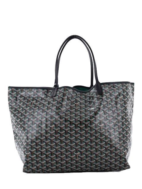 Goyard Saint Louis Tote Claire Voie Coated Canvas Gm - Green