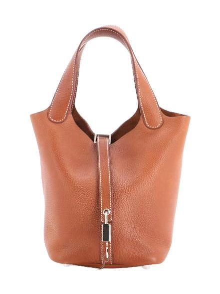 Hermès Picotin Lock Bag Barenia Faubourg Pm - Brown
