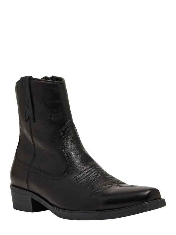 Steve Madden Sturgis Western Boot - Black