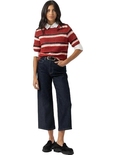 SAINT + SOFIA Rylie Crop Jean - Indigo
