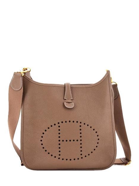 Hermès Evelyne Bag Gen Iii Clemence Pm - Grey