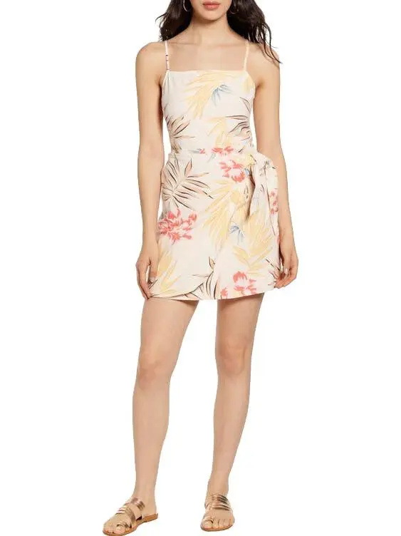 BILLABONG Island Hopper Tropical Print Sundress - Whisper