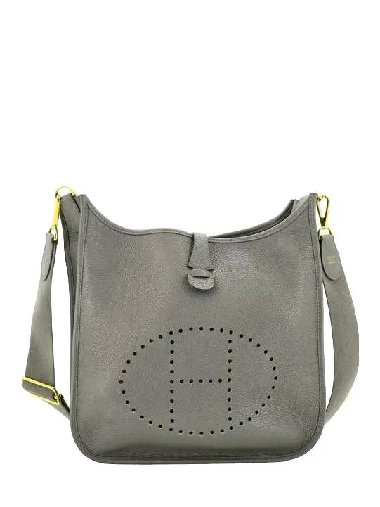 Hermès Evelyne Bag Gen Ii Clemence Gm - Grey