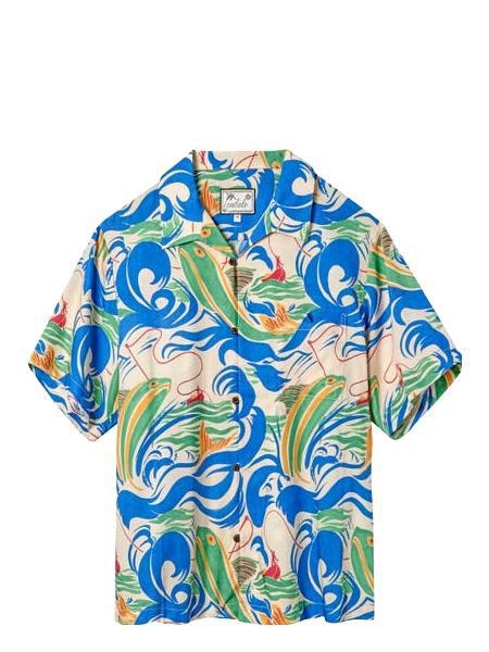 TOMBOLO Perfect Cast Cabana Top - Blue