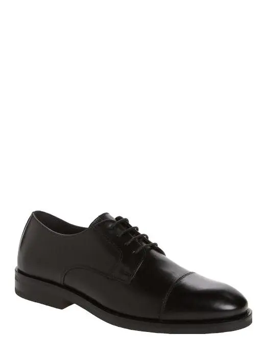 Nordstrom Martin Leather Cap Toe Derby - Black
