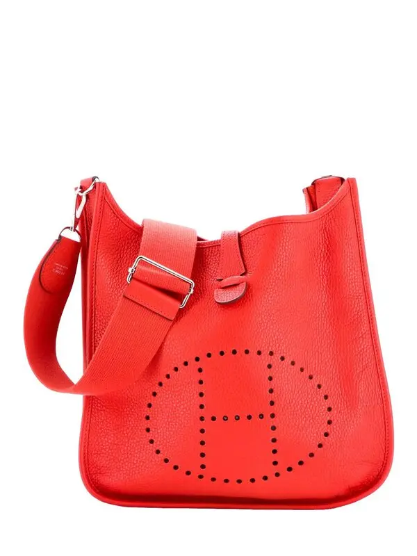 Hermès Evelyne Bag Gen Iii Clemence Pm - Red