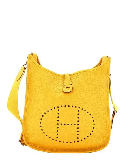 Hermès Evelyne Bag Gen Iii Clemence Pm - Yellow