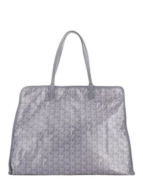 Goyard Hardy Pet Carrier Coated Canvas Pm - Grey