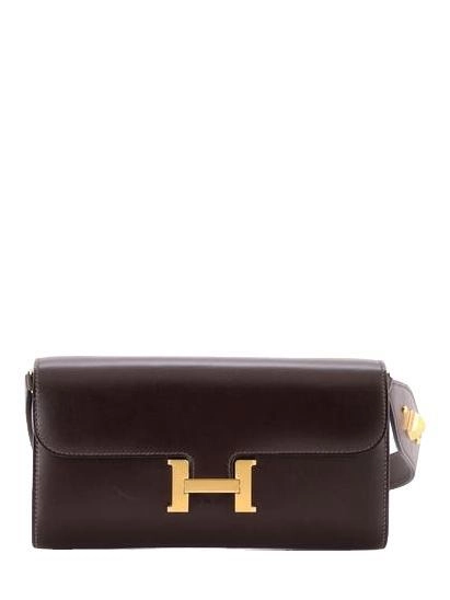 Hermès Constance To Go Rock Wallet Box Calf - Brown
