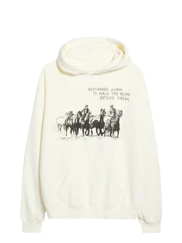 ONE OF THESE DAYS Graphic Hoodie - Bone