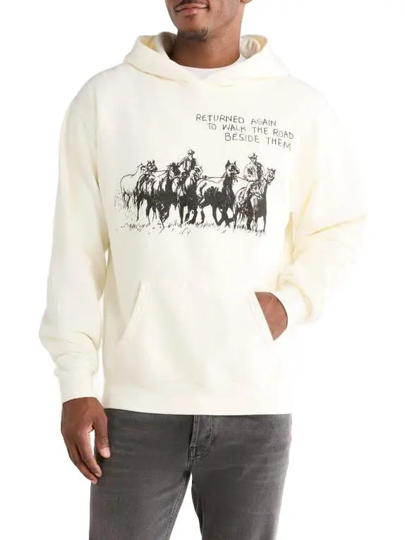 ONE OF THESE DAYS Graphic Hoodie - Bone
