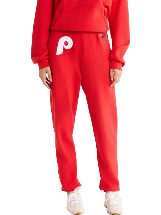 Aviator Nation Philadelphia Phillies Sweatpants - Red