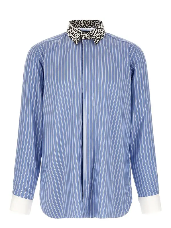 TOM FORD Animal Print Collar Shirt - Multi