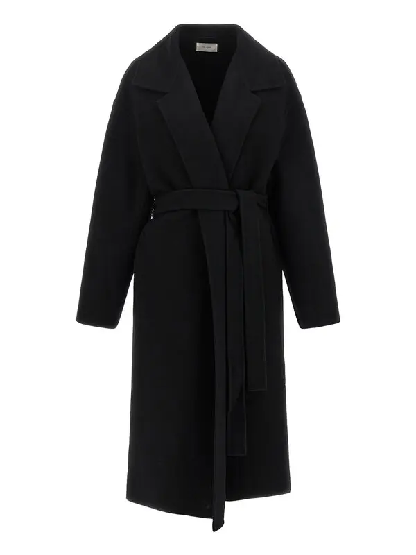THE ROW Ciara Wool And Cashmere Blend Coat - Black