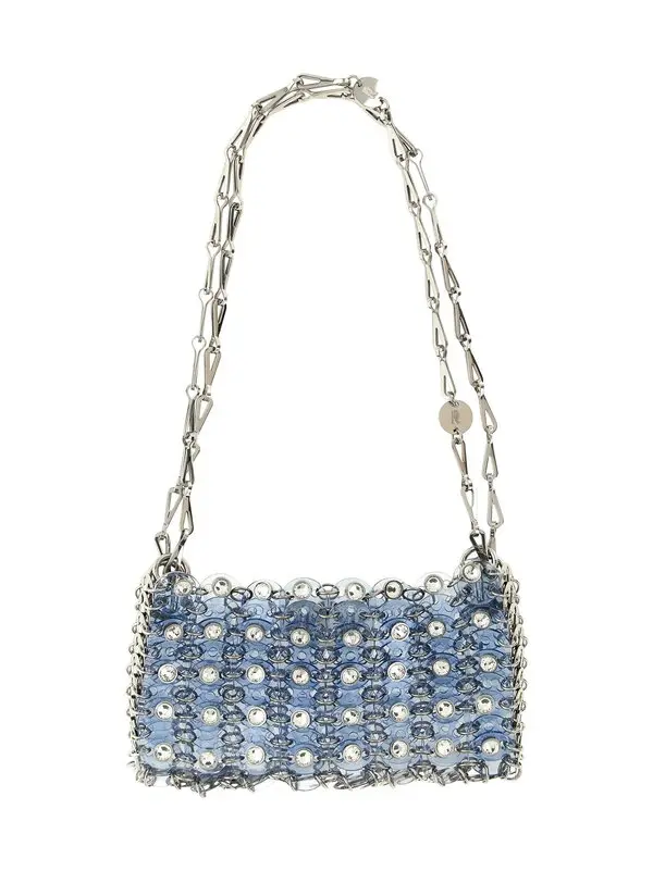 Rabanne 1969 Nano Shoulder Bag - Light Blue
