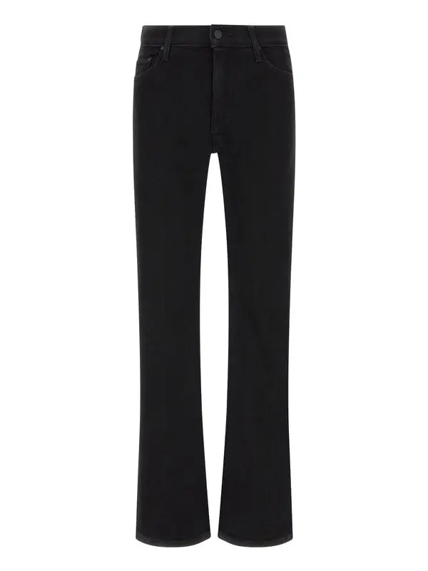 MOTHER The Weekender Flare Jeans In Dark Wash - Black