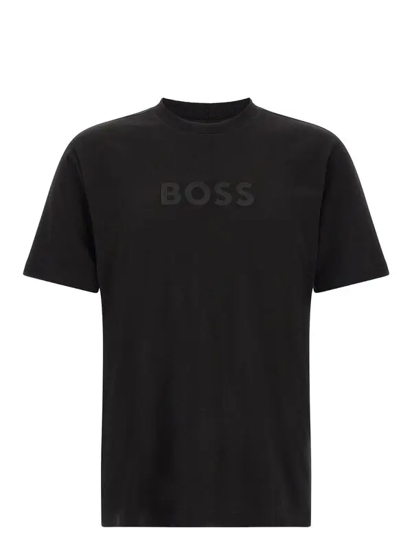 Hugo Boss Logo Print T-shirt - Black