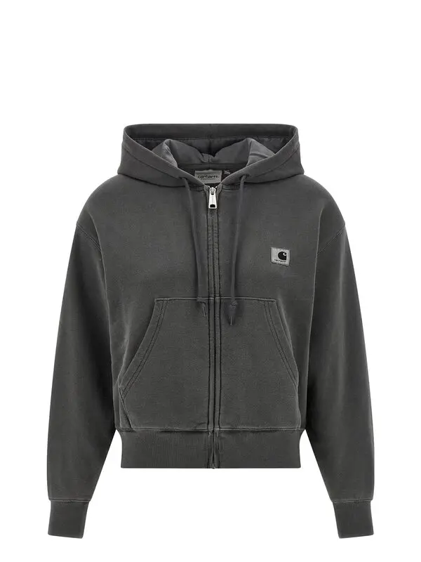Carhartt Work In Progress Nelson Zip Up Hoodie - Gray