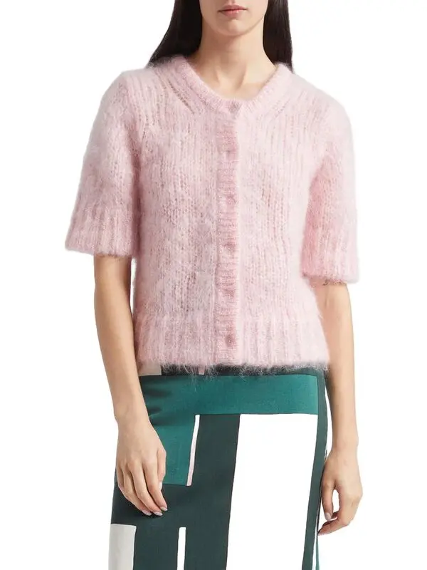 Marimekko Sanasto Knit Cardigan - Light Pink