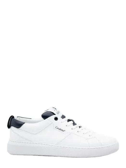 Cavalinho Club Leather Low Top Sneakers - White/navy