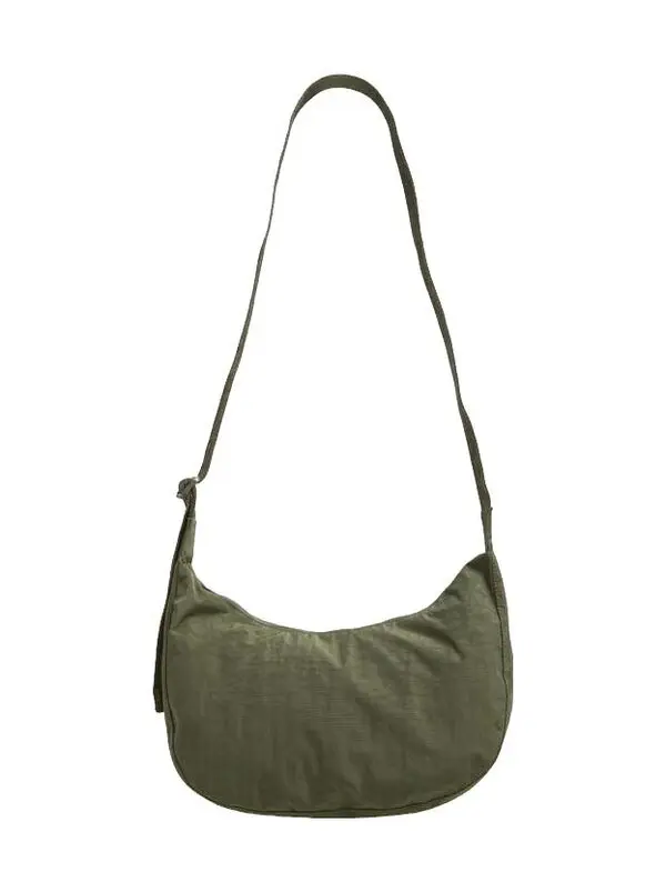 Baggu Medium Crescent Recycled Nylon Crossbody Bag - Caper