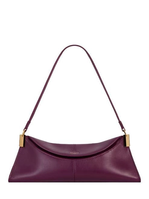 Balmain Smooth Leather Small Bag - Purple