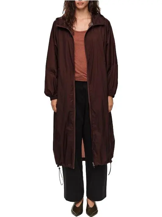 Bimba Y Lola Fluid Trench Coat - Chocolate