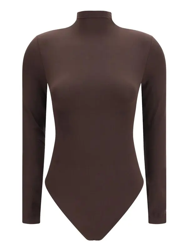 Wolford Shaping Body With Turtleneck - Brown