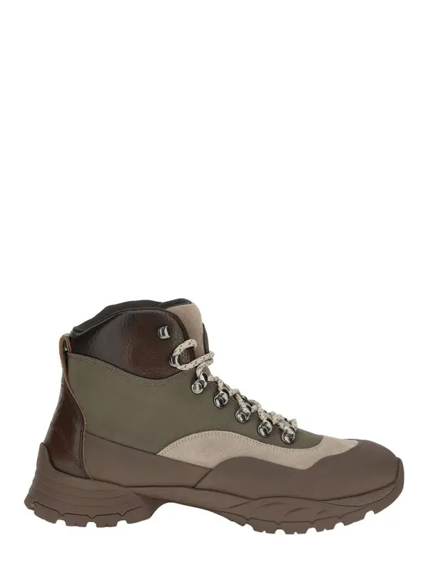 Brunello Cucinelli Outdoor Lace-up High Top Boots - Green