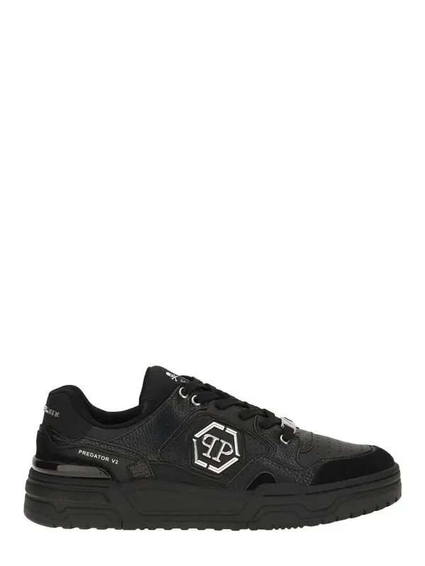 Philipp Plein Predator V2 Low Top Sneakers - Black
