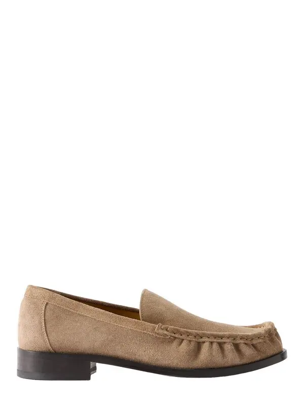 Legres Suede Loafers - Brown