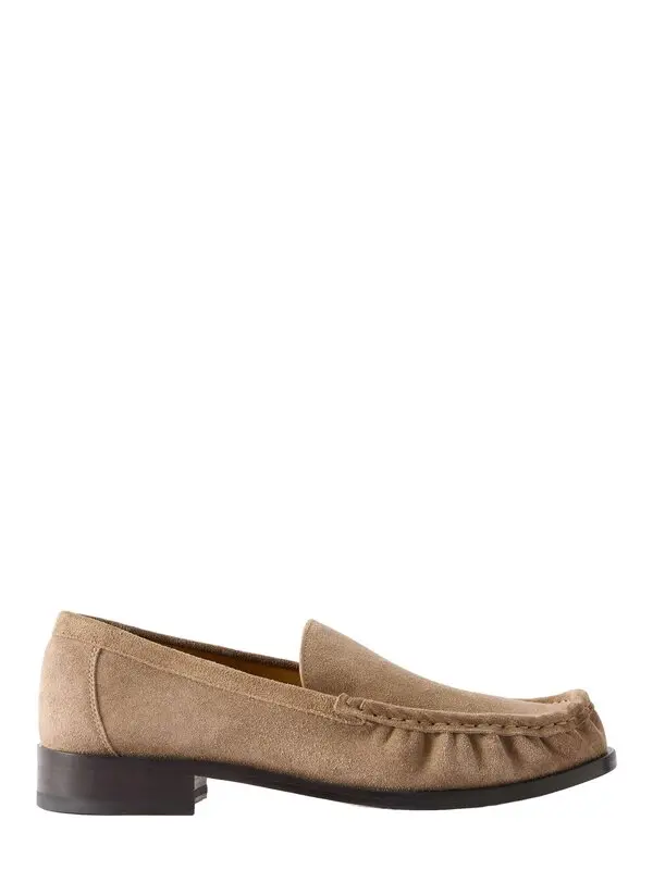 Legres Suede Loafers - Light Brown
