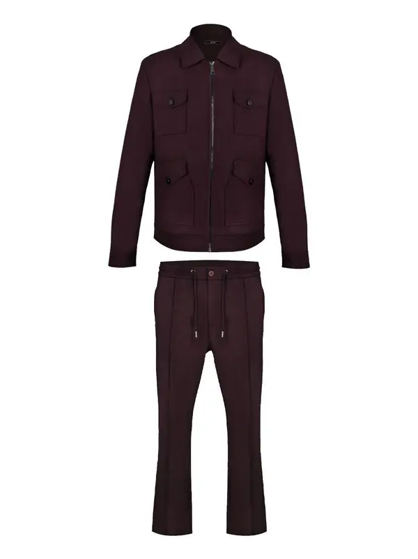 DAVID WEJ Ashford Trucker Set - Brown