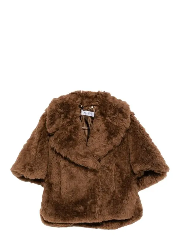 Max Mara Wool Cape - Brown