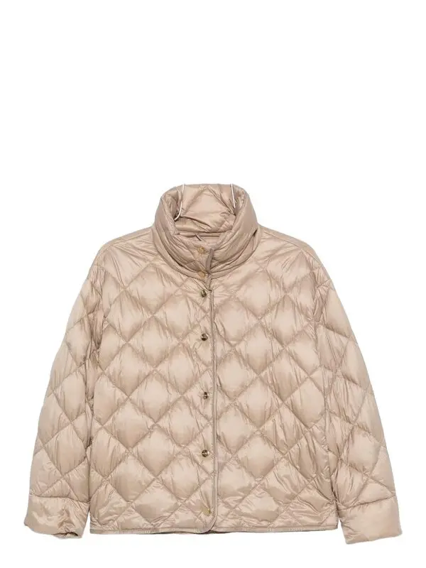 Max Mara Quilted Down Jacket - Beige