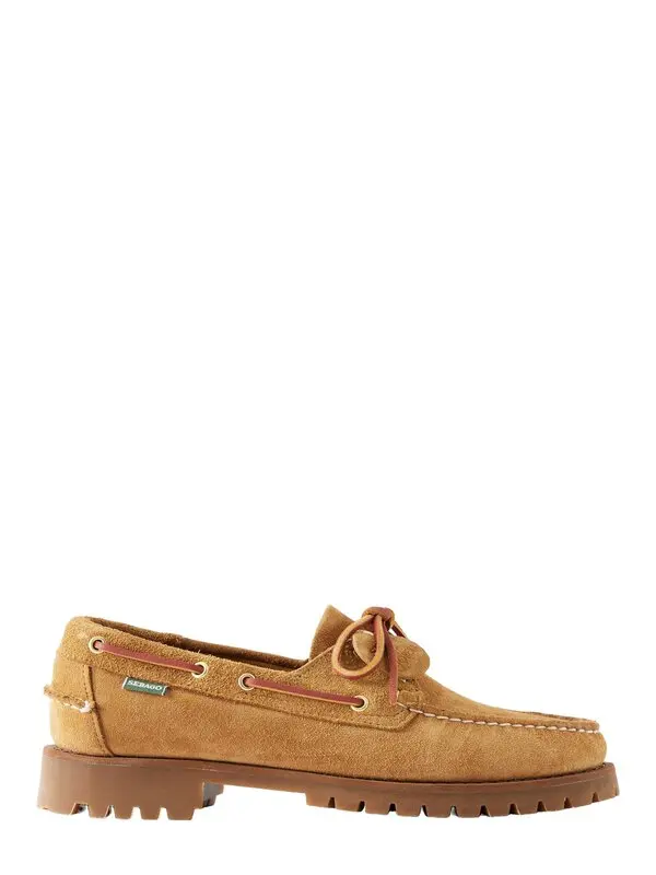 SEBAGO Suede Boat Shoes - Camel