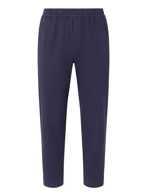 Folk Drawcord Assembly Brushed Cotton Trousers - Navy