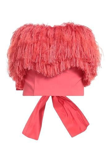 Elisabetta Franchi Polyamide, Elastane, Polyester, Acetate, Linen Top - Red