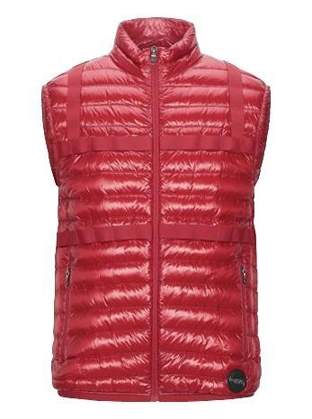 COLMAR Sleeveless Zip-up Puffer Vest - Red