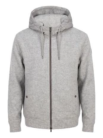 Herno Lightweight Polyester, Wool, And Polyamide Jacket - Grey