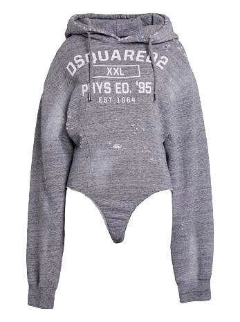 Dsquared2 Bodysuit Size Cotton - Grey