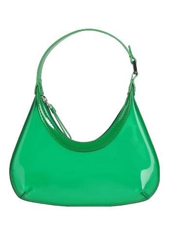 By Far Recycled Pvc And Polyurethane Hobo Bag - Green