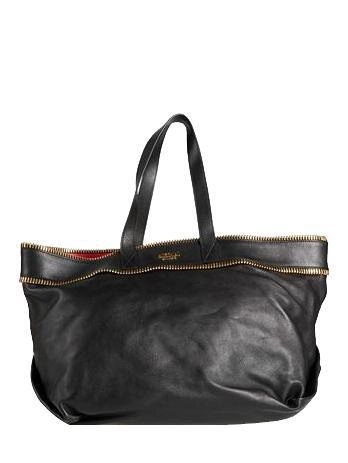 Moschino Shopper Bag With Logo And Detachable Pouch - Black