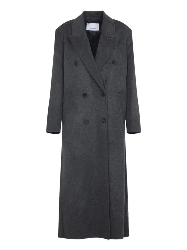 THE FRANKIE SHOP Double-breasted Coat - Black