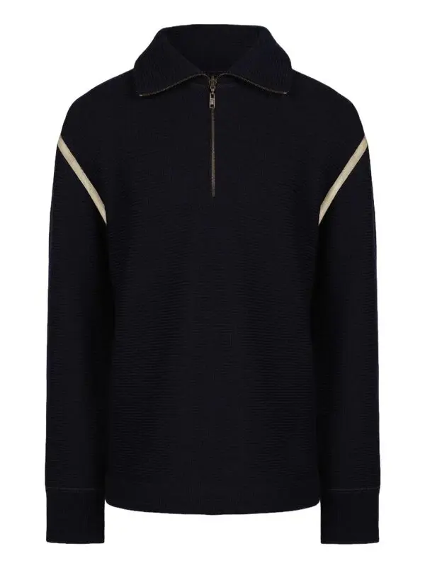 MAISON MARGIELA Turtleneck Sweater With Elbow Patches - Black