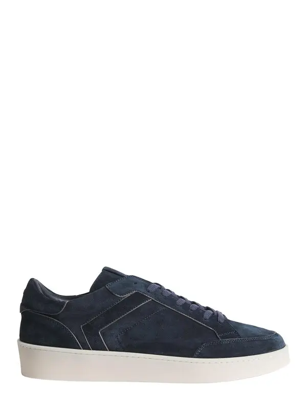 Canali Suede Nuvola Sneakers - Navy
