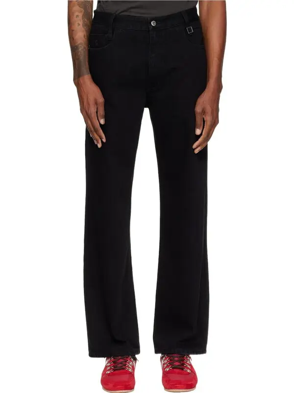 WOOYOUNGMI Straight-leg Jeans - Black